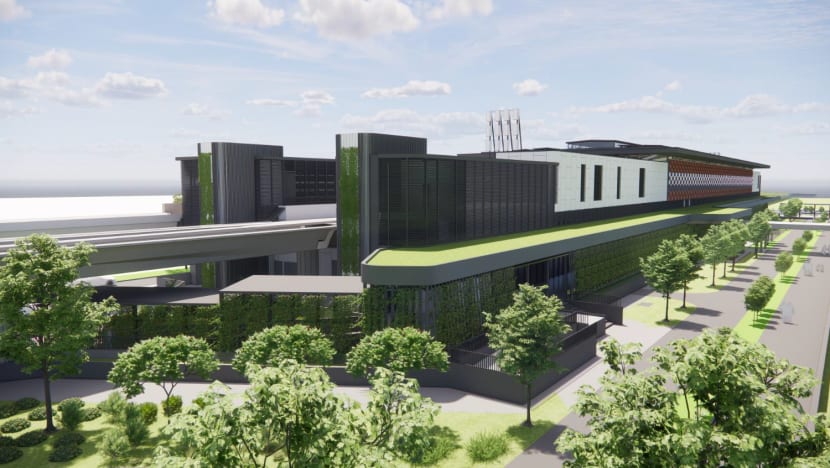 Construction on new Brickland MRT station along North-South Line to ...