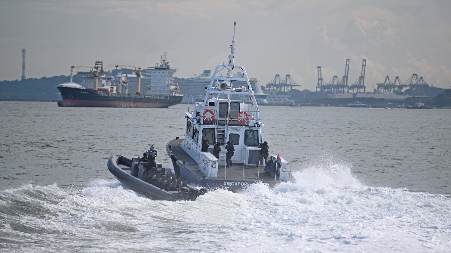 Singapore's Police Coast Guard unveils next-gen vessels - CNA