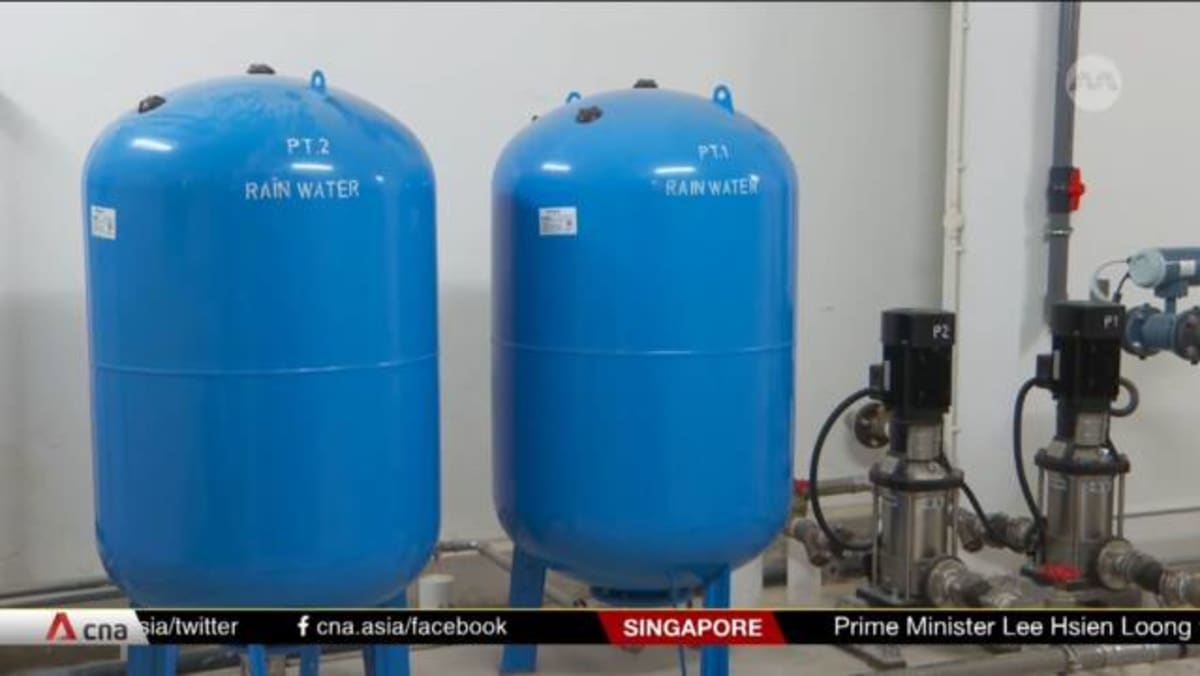 More HDB towns to have systems installed to save energy, water | Video ...