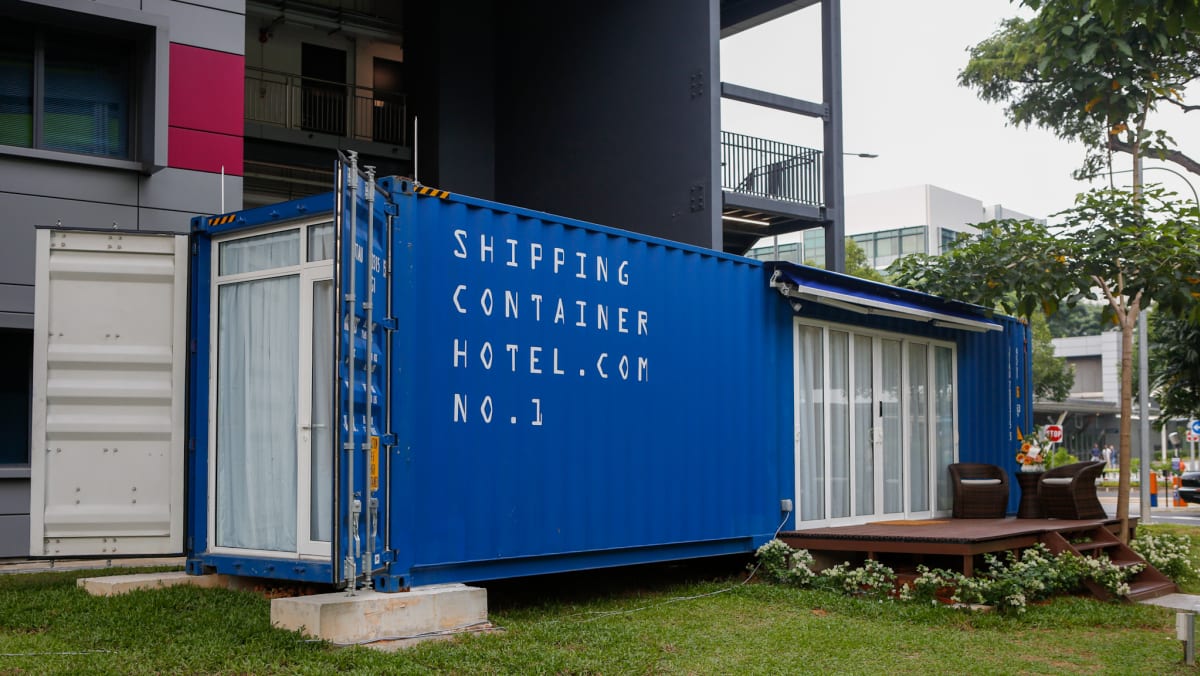It’s up to S$200 a night for a stay at this shipping-container-turned ...
