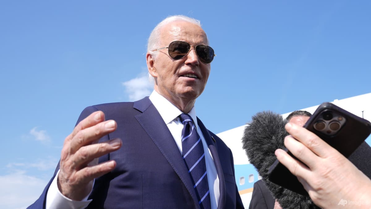 Biden says 'bullseye' reference to Trump was a mistake - CNA