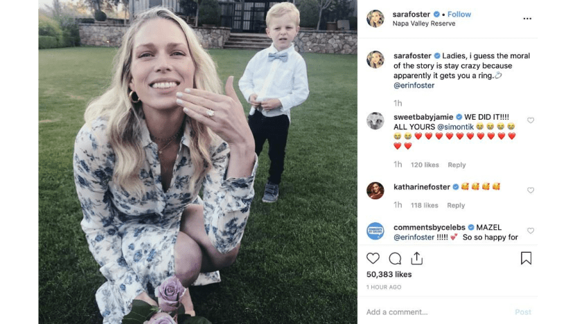 Erin Foster is engaged - 8days