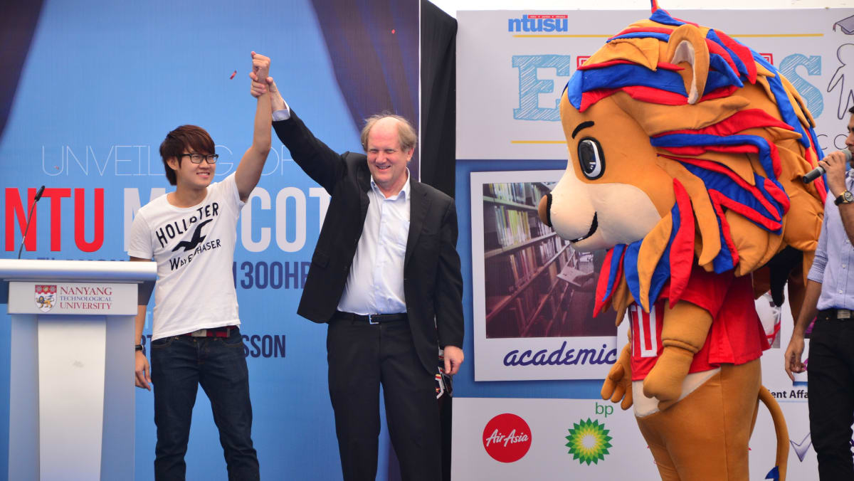 NTU unveils official university mascot: Lyon the lion - TODAY