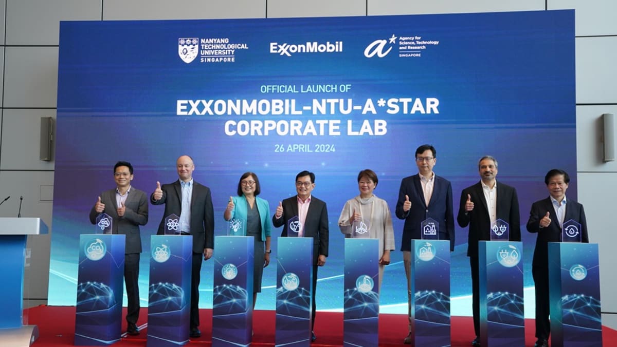 'We don't buy it': Student activists protest ExxonMobil's role in S$60m ...