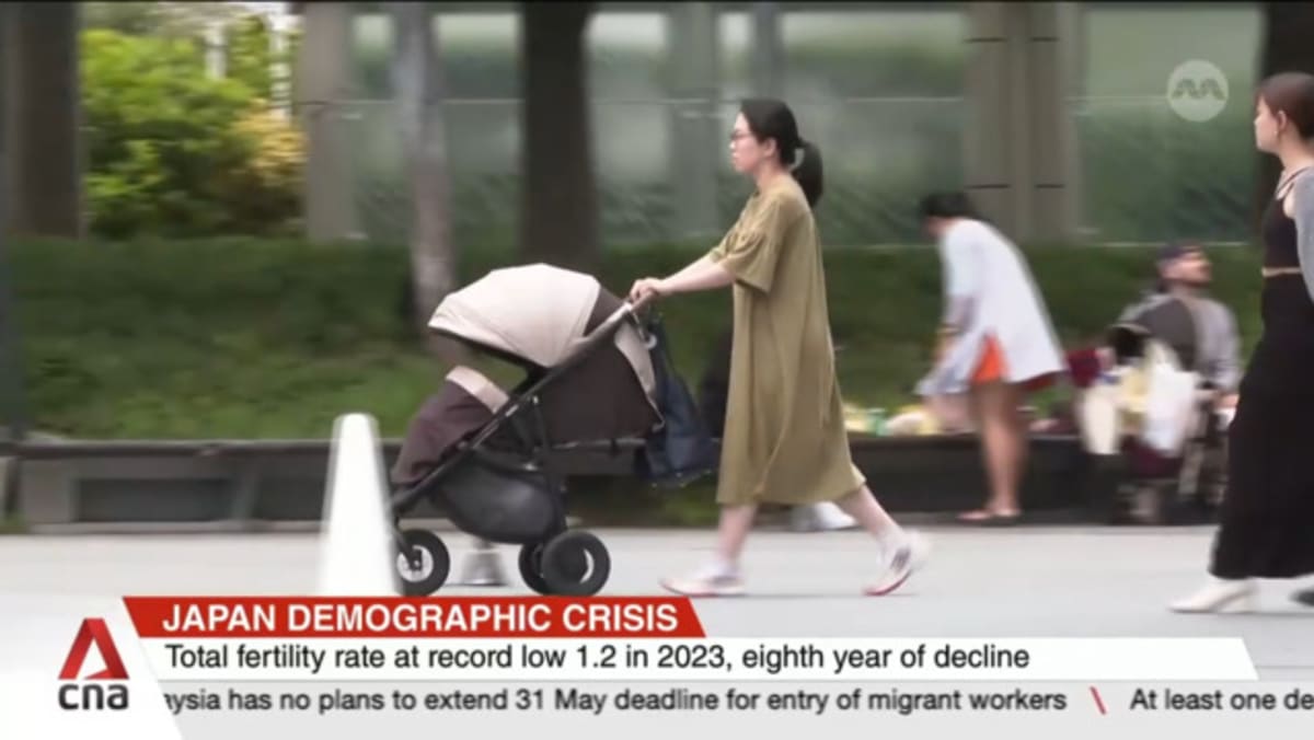 Japan's fertility rate hits all-time low - CNA