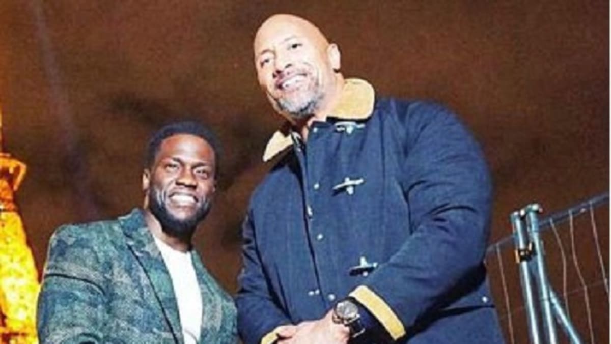The Rock and Kevin Hart - melisten