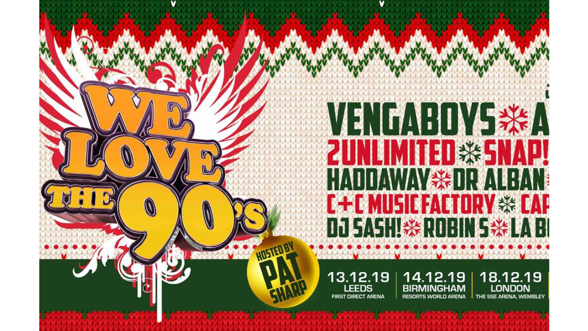 Pat Sharp set for We Love The 90's tour - 8days