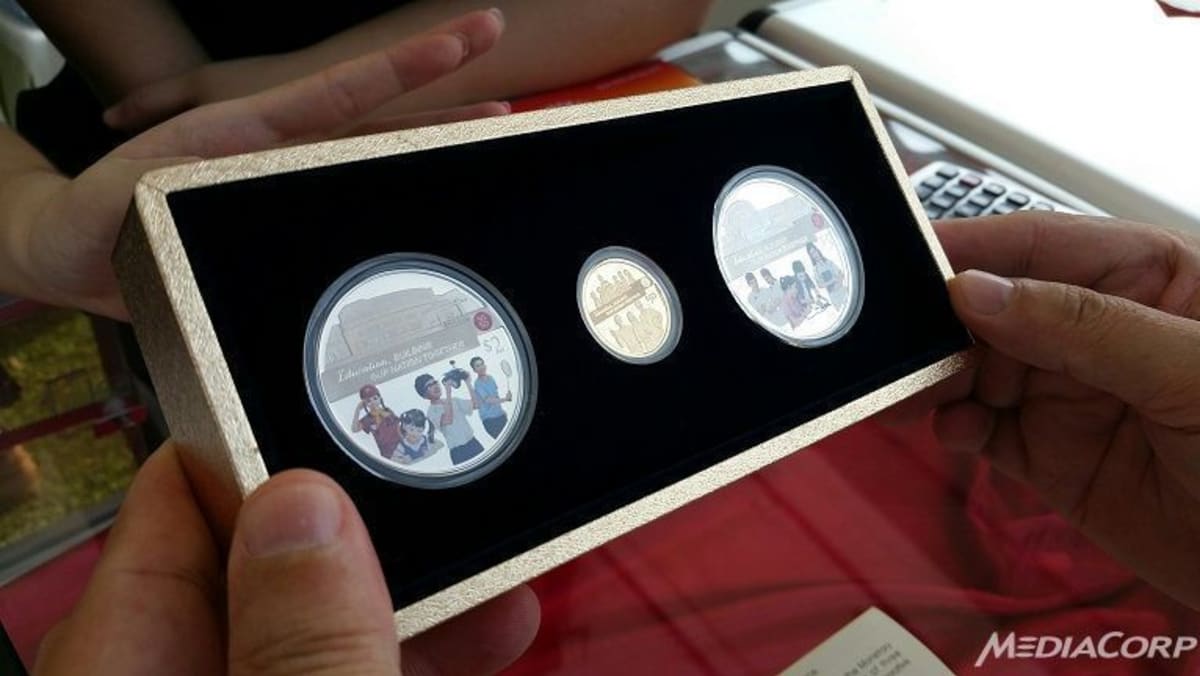 Commemorative SG50 coins launched at tribute event to pioneering ...