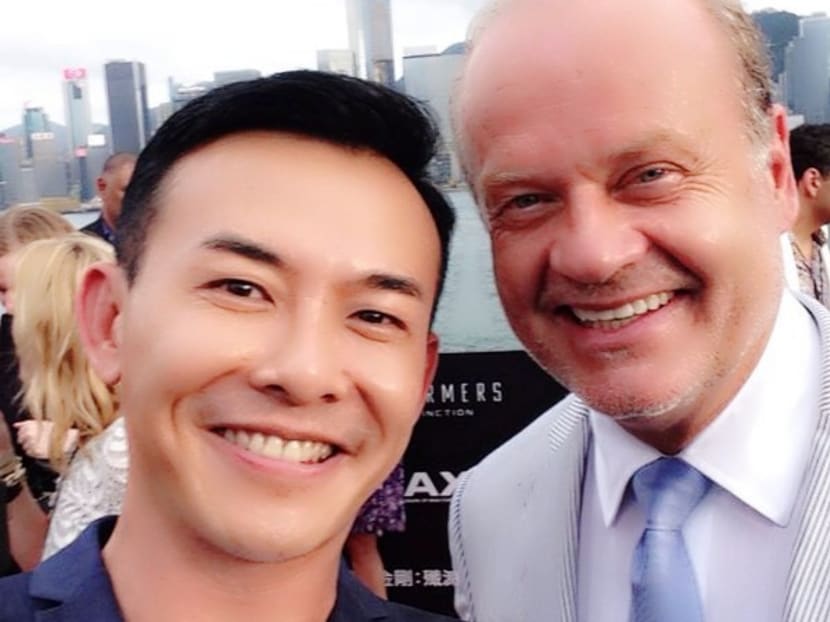 Bryan Wong meets the cast of Transformers - TODAY