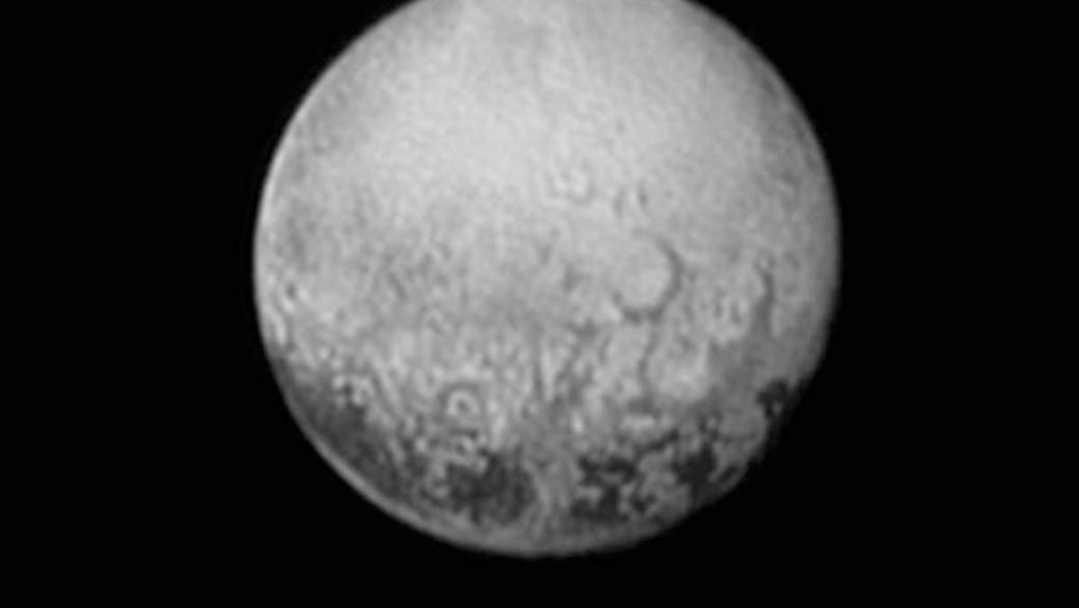 Spotlight shining on Pluto on cold outskirts of solar system - TODAY