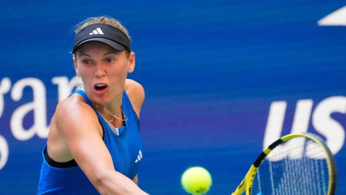 Wozniacki says she is 'on the right track' despite US Open exit - CNA Wozniacki says she is 'on the right track' despite US Open exit - CNA