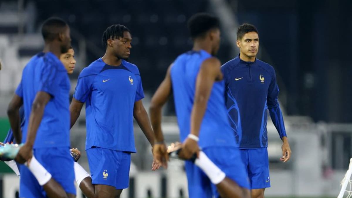 All France players start training ahead of World Cup final - CNA