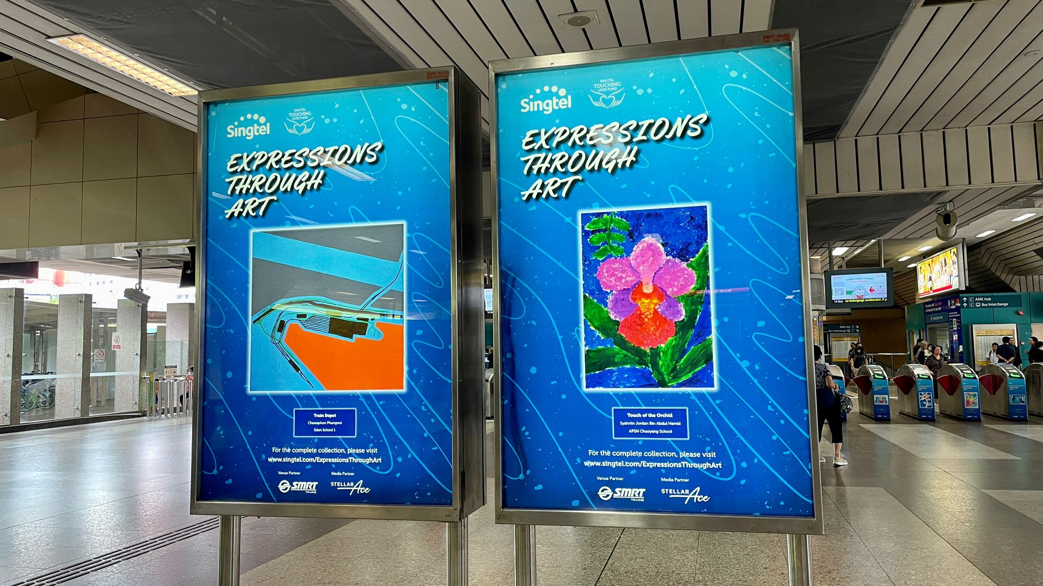 新电信和SMRT企业首次合作办活动 提高对特需学生艺术才能的认识 - 8world