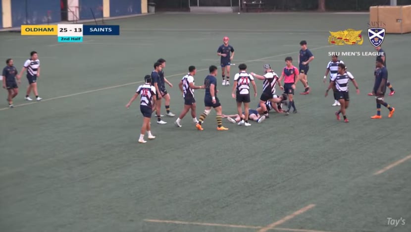 Fight breaks out in Singapore rugby match after player kicks opponent ...