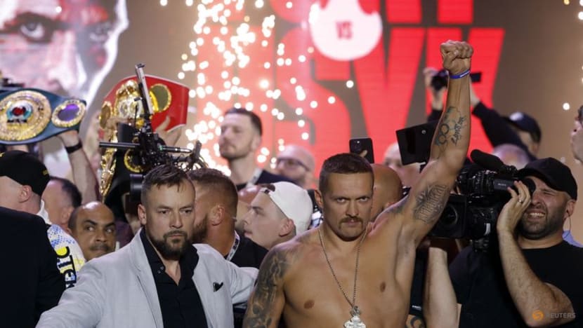 Usyk's promoter says wrong weight was announced, fighter is lighter - CNA