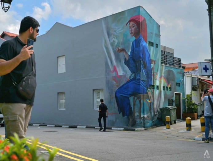 Samsui woman mural: Artist Sean Dunston on life before, during and ...