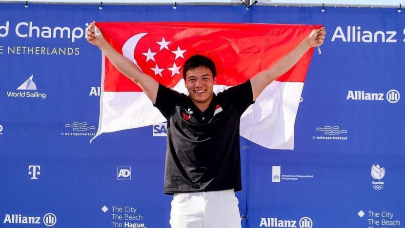 Now a kitefoiling world champion, Singapore teenager Maximilian Maeder ...