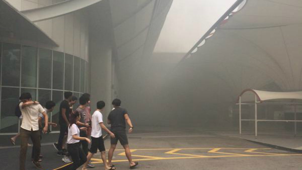 Fire breaks out at Singapore Poly; Around 50 students evacuated - TODAY