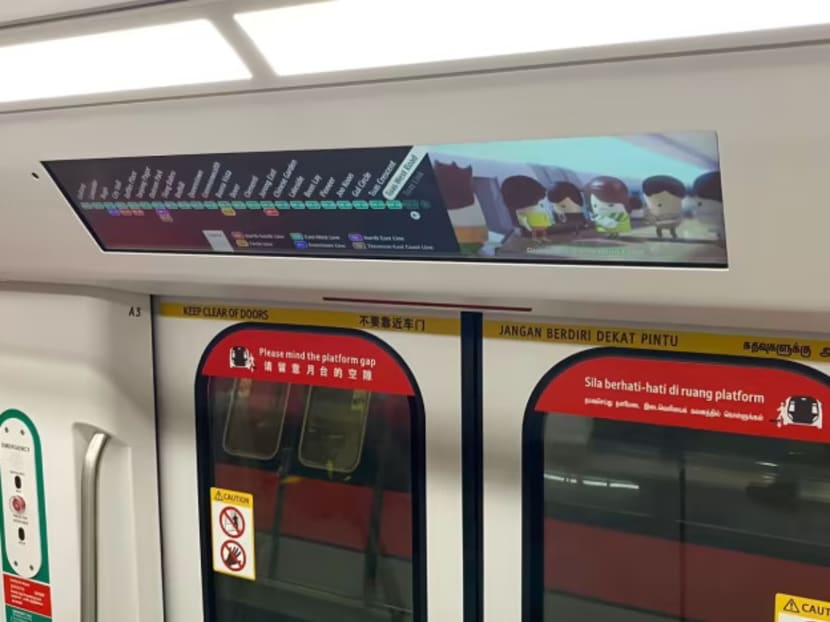 More cabin space on new MRT trains for North-South, East-West Lines - TODAY