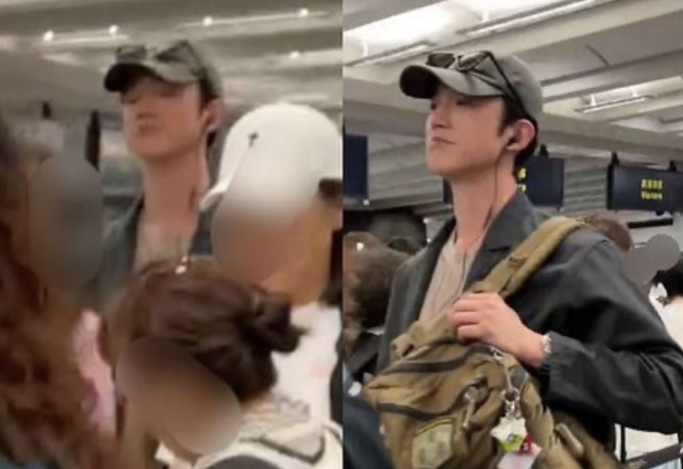 Wu Kang Ren Praised For Being Down-To-Earth After He Was Seen Queueing Alone At HK Airport - 8days