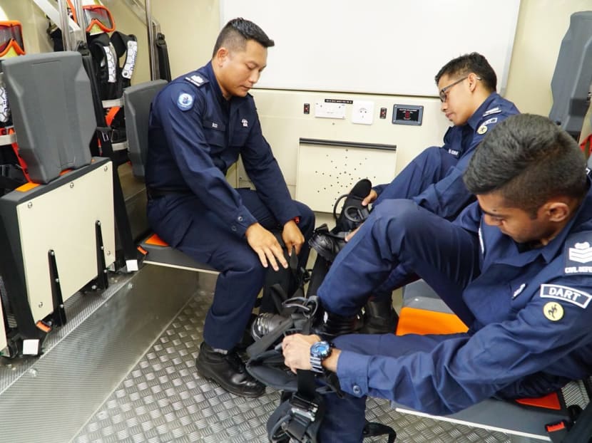 SCDF unveils 2 new vehicles to boost response to chemical leaks, rescue ...