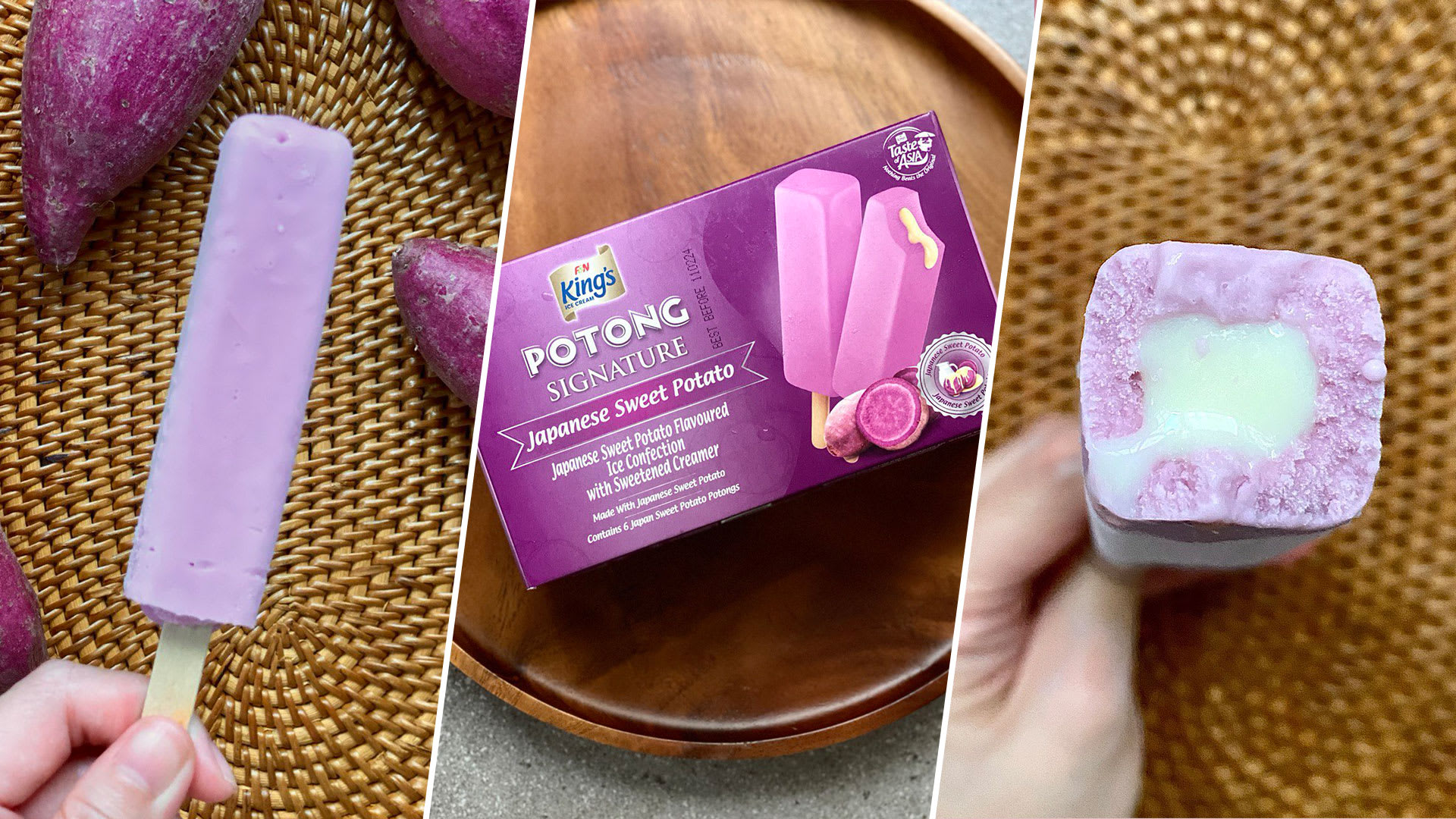 Potong's New Japanese Sweet Potato Ice Cream Flavour Taste Test: Nice ...