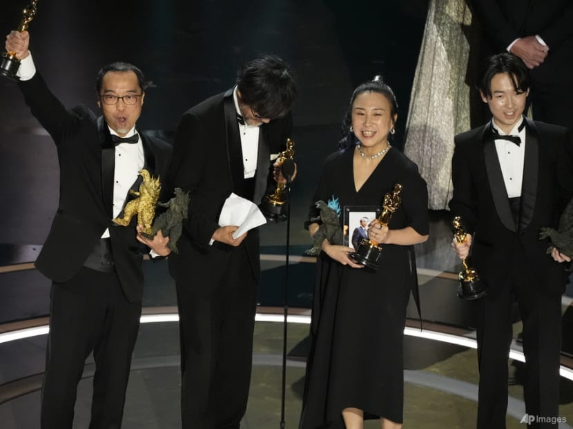 The monster wins one at last as Godzilla Minus One wins the Oscar for ...