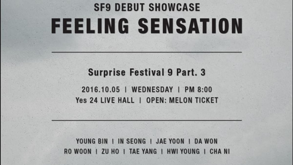 FNC Entertainment Confirms SF9 Debut Date - 8days