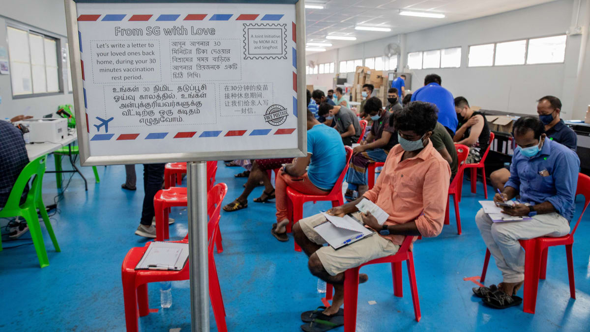 For some migrant workers, writing letters home evokes a sense of ...