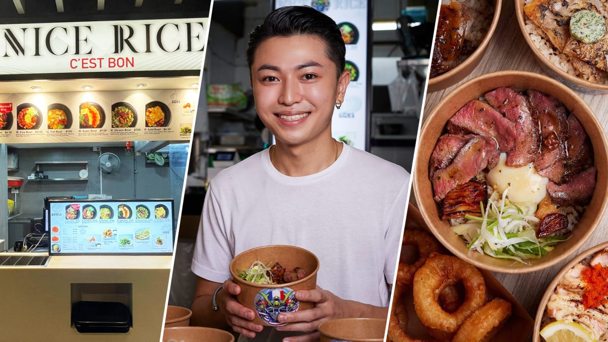 Grain Bowl Hawker Stall Nice Rice Reopens At Ang Mo Kio Food Court ...