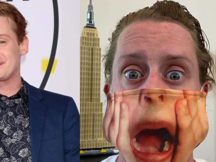Macaulay Culkin's Home Alone-Themed Face Mask Is Both Funny And Creepy ...