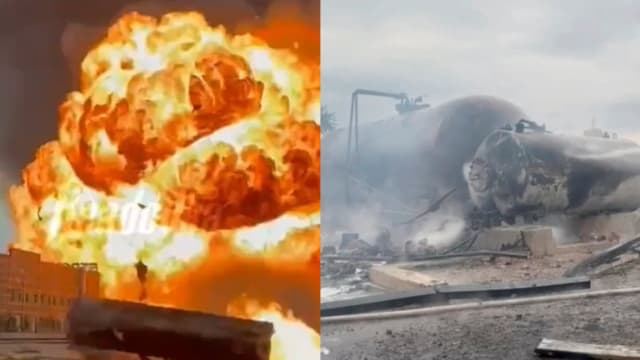 车臣油站发生大爆炸 四死者包括两名孩童 - 8world