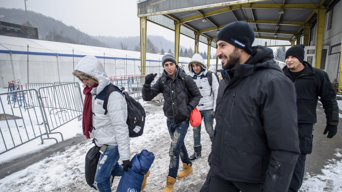 Snow makes migrants’ journey through Europe even harder - TODAY