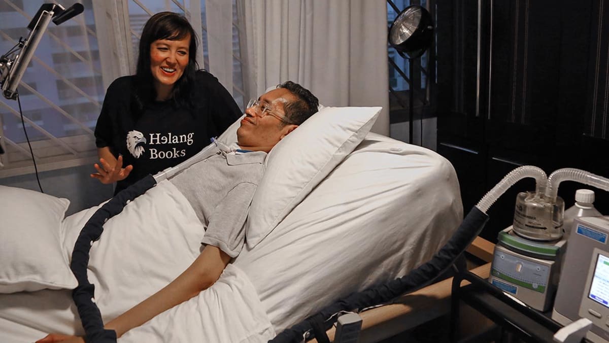 Paralysed former journalist Riz Sunawan co-writes book on rare ...