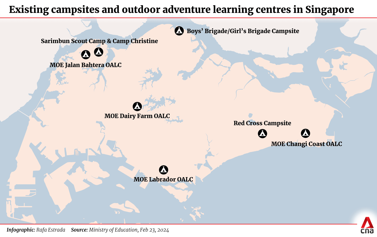 Outdoor adventure education sites to be consolidated from 8 to 4 ...