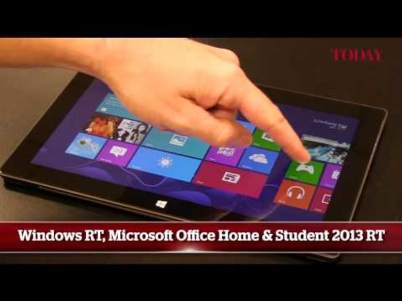 The new Microsoft Surface RT tablet. - TODAY