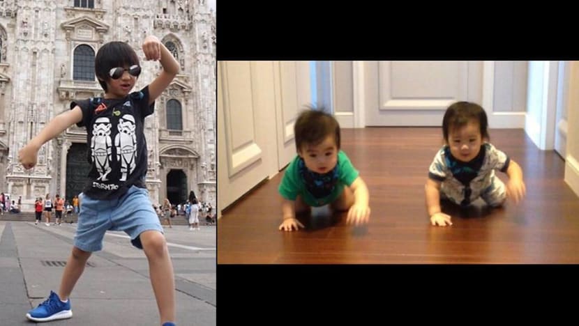 Jimmy Lin reveals family portrait drawn by Kimi - 8days