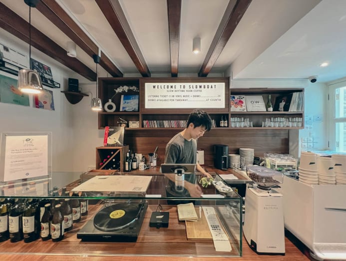Slow Boat, a vinyl listening cafe in Singapore inspired by Japanese ...
