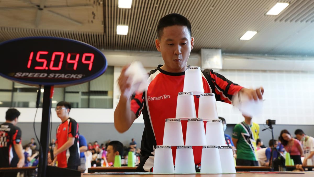9 S'poreans with special needs win medals at World Sport Stacking ...