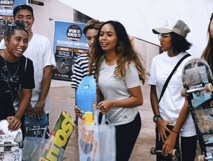 How female skateboarder Arina Azain found her tribe in the Singapore ...