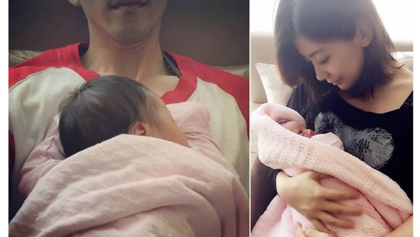 Xiu Jie Kai posts full-body shot of his baby daughter - 8days