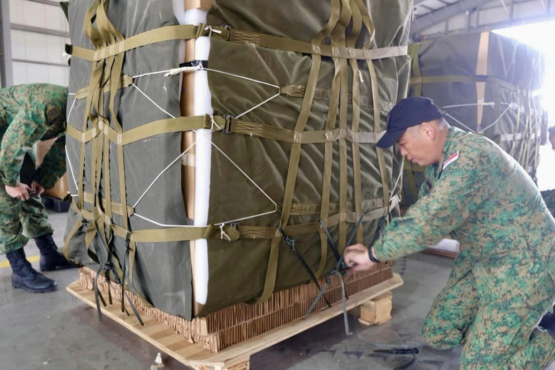 Singapore completes first humanitarian aid airdrop into Gaza - TODAY