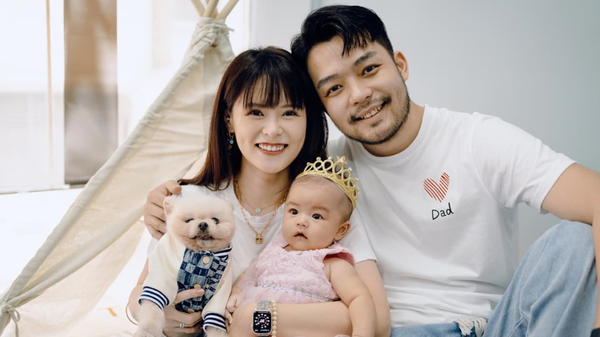 Jayley Woo Posts First Photo With Husband’s Face On Daughter’s 100th ...