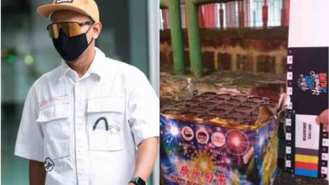 义顺组屋旁草坪非法燃放烟火 男子被罚5000元 - 8world