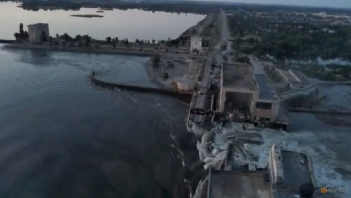 Explainer-Ukraine dam: When do attacks on civilian installations amount ...