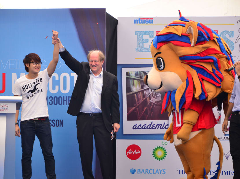 NTU unveils official university mascot: Lyon the lion - TODAY