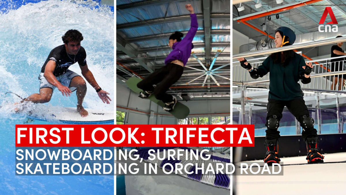 First look at Trifecta, the snow, surf and skateboarding attraction in Singapore's Orchard Road ...