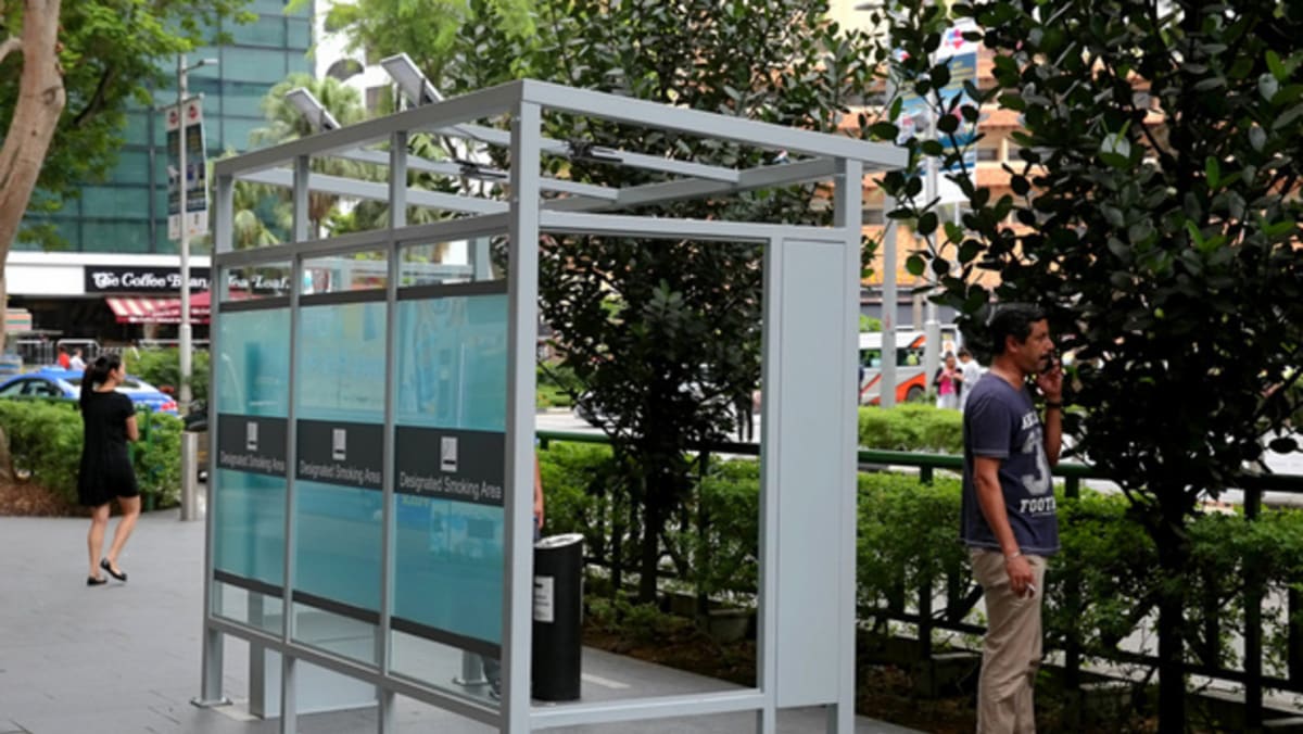 New designs of public smoking areas on trial - TODAY
