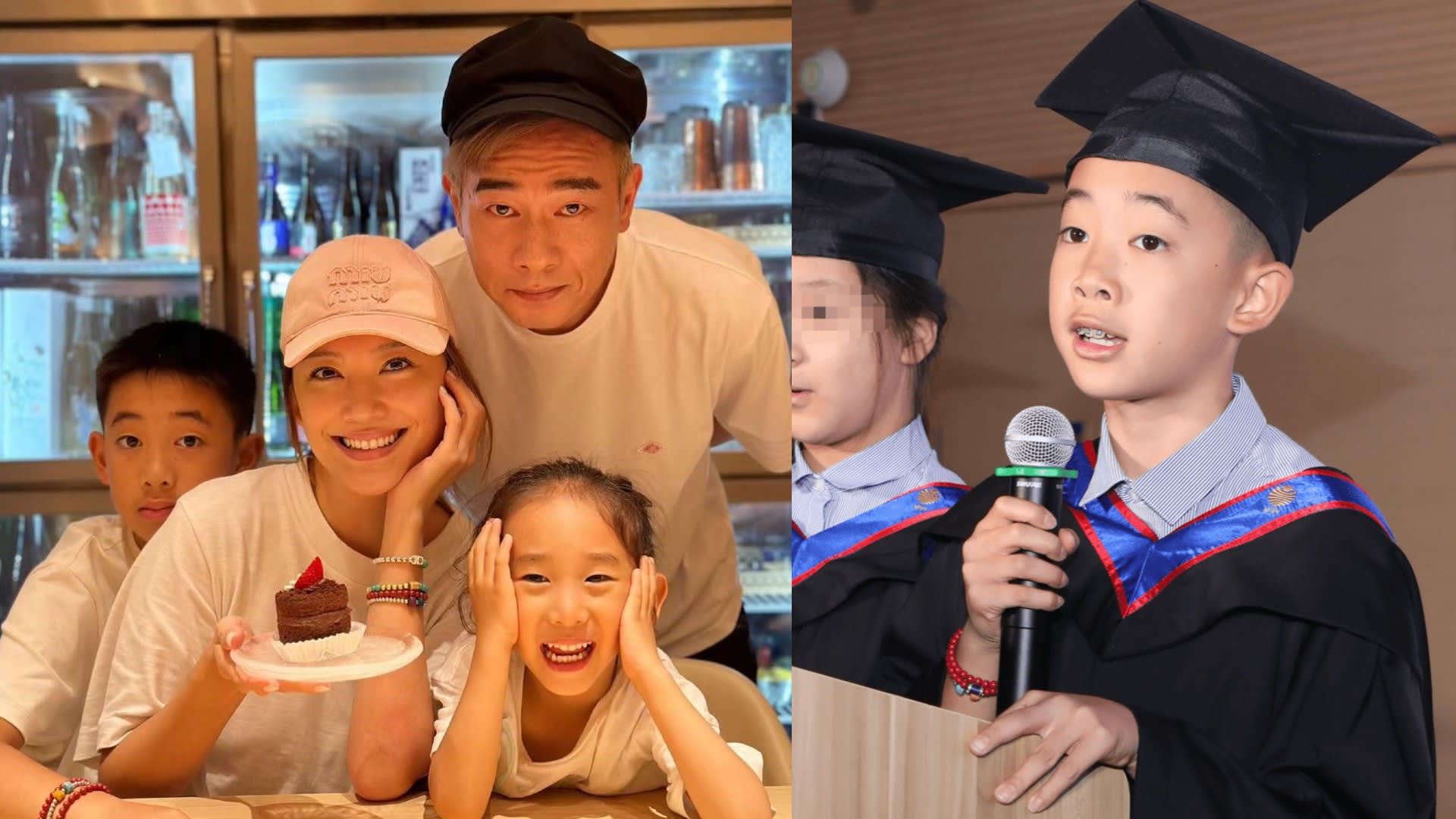 Jordan Chan’s 11-Year-Old Son Graduates From Primary School, Looks ...