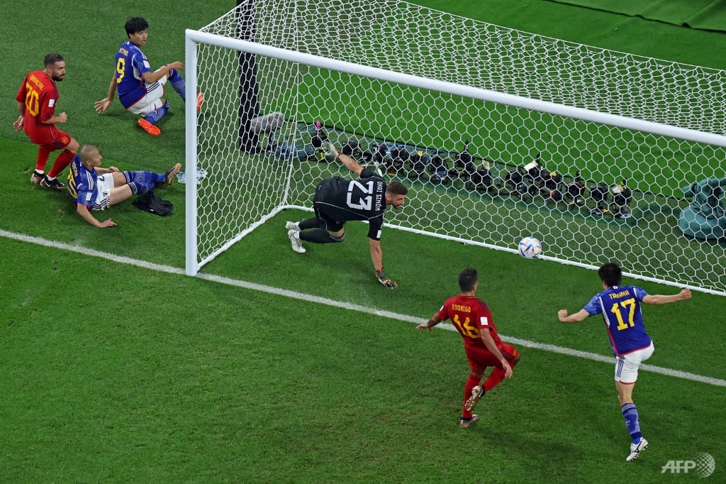 In pictures: Japan's comeback victory over Spain at the World Cup - CNA